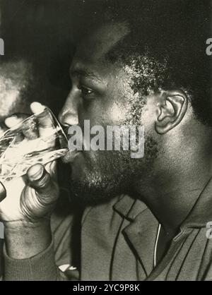American professional boxer Joe Frazier, Italy 1971 Stock Photo - Alamy
