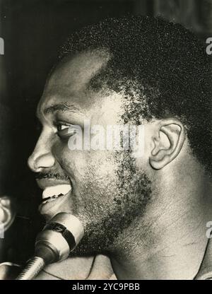American professional boxer Joe Frazier, Italy 1971 Stock Photo - Alamy