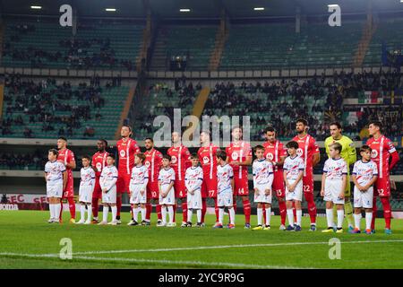 AC Monza line up during the Italian championship Serie A football match ...