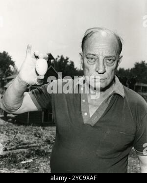 American actor and comedian Buster Keaton, USA 1953 Stock Photo - Alamy