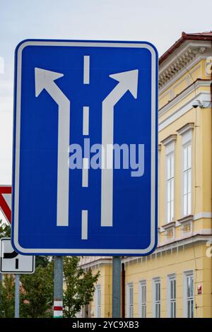 Choices - yellow sign with blue sky background Stock Photo - Alamy