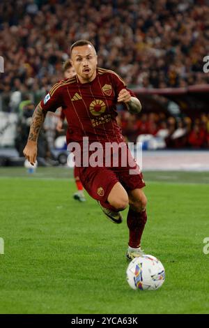 Angelino of AS Roma seen in action during the Serie A match between AS ...
