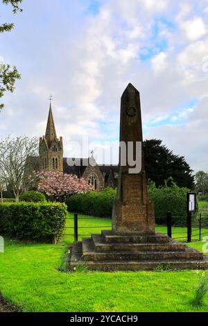 St Johns church, Lower Shuckburgh village, Warwickshire, England, UK ...
