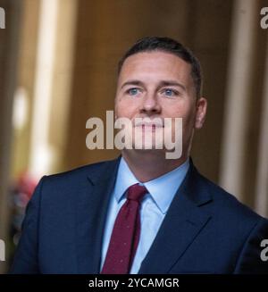 Health Secretary Wes Streeting arrives at BBC Broadcasting House in ...