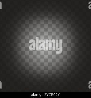Gradient checkered background. Subtle light effect. Transparent texture overlay. Vector ...