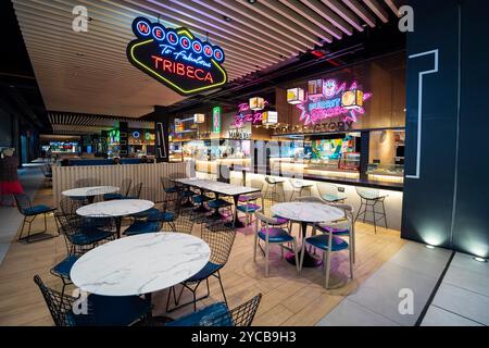Food court, food hall, restaurants, Tribeca Mall, shopping centre, huge ...