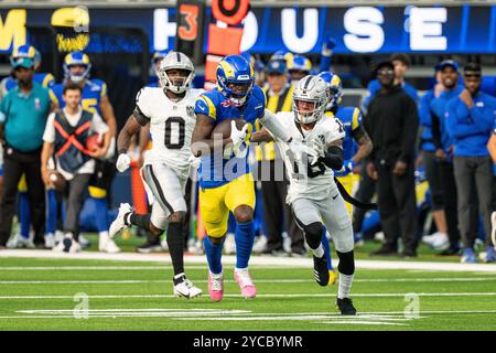 Las Vegas Raiders cornerback Jack Jones (18) lines up against the ...