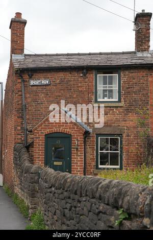 Traditional mill cottages in Belper, Derbyshire. Photo date: Monday ...