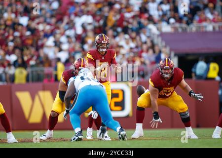 Washington Commanders center Tyler Biadasz (63) after an NFL football ...