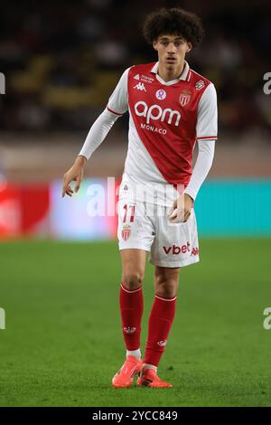 Maghnes Akliouche of Monaco during the French championship Ligue 1 ...