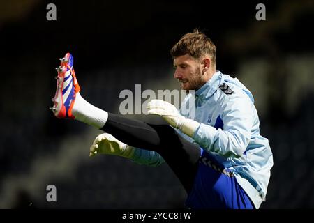 Coventry City goalkeeper Bradley Collins arrives before during the Sky ...