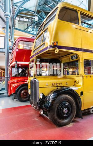 London Double decker bus retro model from England Stock Photo - Alamy