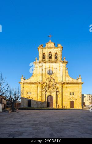 Basilica of San Sebastiano, Ferla, Siracusa, Sicily, Italy Stock Photo ...