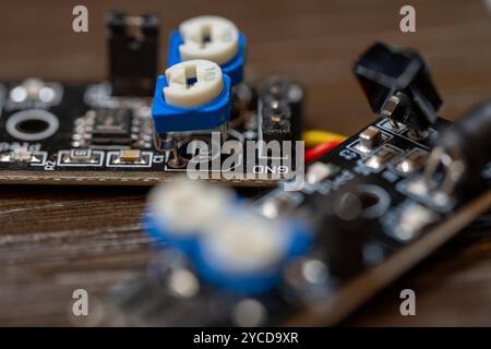 Electrical chips and cords Stock Photo - Alamy