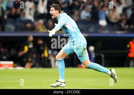 Real Madrid CF’s Thibaut Courtois during La Liga match. January 4, 2026 ...