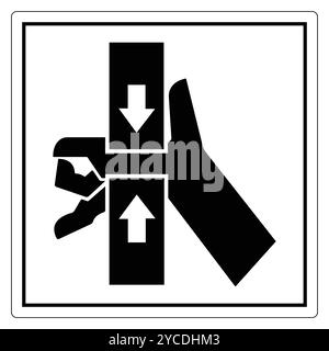 This graphic illustrates a hand signal indicating up and down movement ...