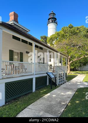 Key West Lighthouse, Florida USA Stock Photo - Alamy