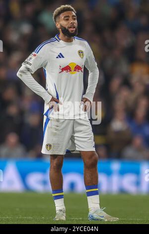 Jayden Bogle (Leeds United) during the Sky Bet Championship match ...