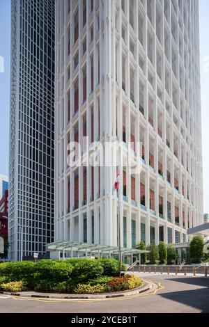 Megastructure architecture of States Court Towers, Singapore Stock ...