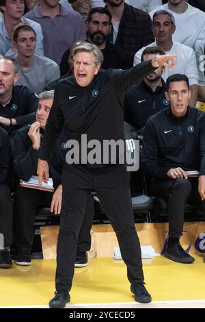 Minnesota Timberwolves head coach Chris Finch watches during the second ...