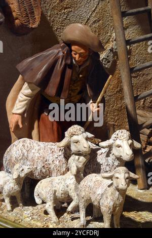 Nativity Scene, Adoration of the Shepards Stock Photo - Alamy