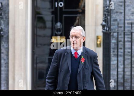 Northern Ireland Secretary Hilary Benn speaking to the media at ...