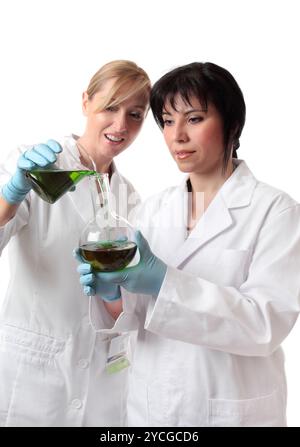 Medical workers do testing laboratory Stock Photo - Alamy