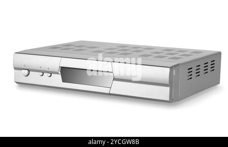 DVD player with tuner isolated on a white background Stock Photo - Alamy