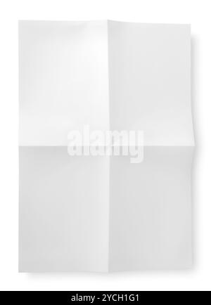 Sheet of Folded Paper Stock Photo - Alamy