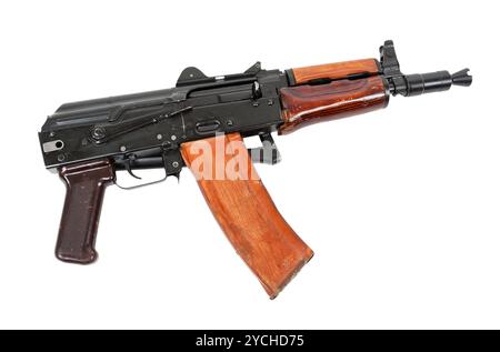 Russian automatic rifle AKS-74U Stock Photo - Alamy