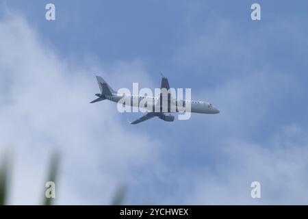 Chiangmai, Thailand - June 8 2024: Embraer E190LR with registration XY ...