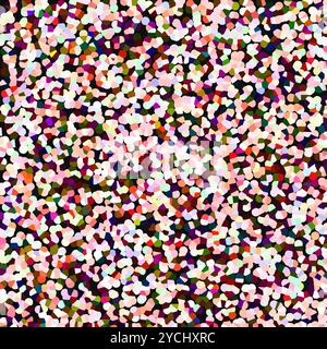 Funky colorful seamless psychedelic pattern for design and decoration ...