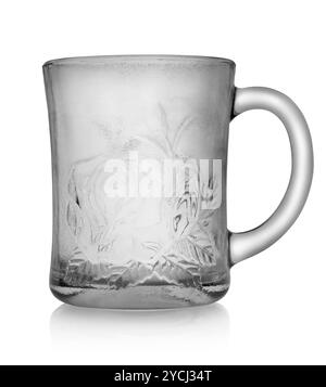 Empty glass cup for drinks isolated Stock Photo - Alamy