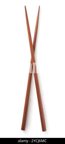 Wooden chinese sticks isolated on a white background Stock Photo - Alamy
