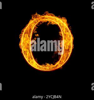 Fire alphabet letter U Stock Photo - Alamy