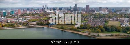 Aerial view of Octagon Point building in Cheapside, City of London ...