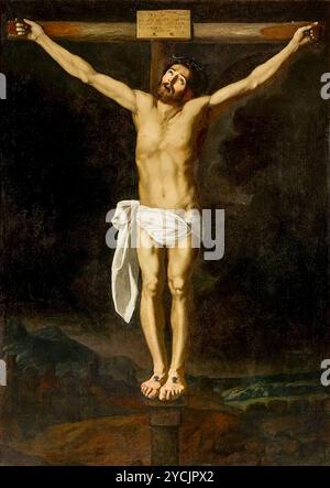 Christ Crucified by Francisco de Zurbaran Stock Photo - Alamy