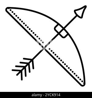 Archery pixel perfect linear icon Stock Vector Image & Art - Alamy