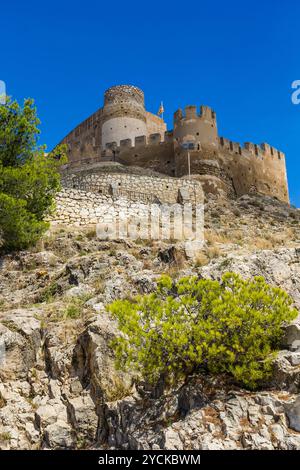 Biar, town and castle Stock Photo - Alamy