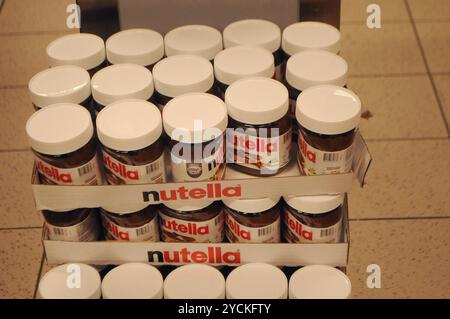 Copenhagen/ DenmarK/23 October 2024/ Nutella display for sale in ...