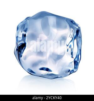 on ice ice block of ice ice piece reflection winter Stock Photo - Alamy