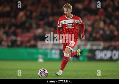 Tommy Conway of Middlesbrough breaks with the ball during the Sky Bet ...