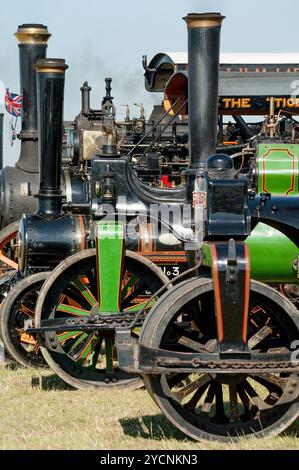 Steam engines on display at the Ackworth Classic Vehicle Rally, West ...