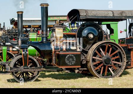 Steam engines on display at the Ackworth Classic Vehicle Rally, West ...