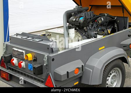 Mobile diesel generator for emergency electric power, emergency ...