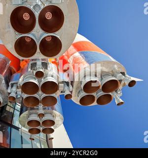 Details of space rocket engine Stock Photo - Alamy