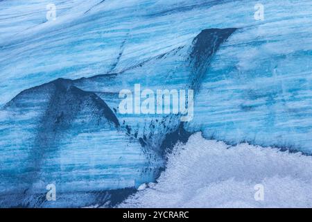 Ice formation from the Myrdalsjoekull glacier at the Katla volcano ...