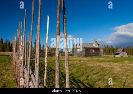 Mountain farm of a Sami settlement, Jaemtland, Sweden Stock Photo - Alamy