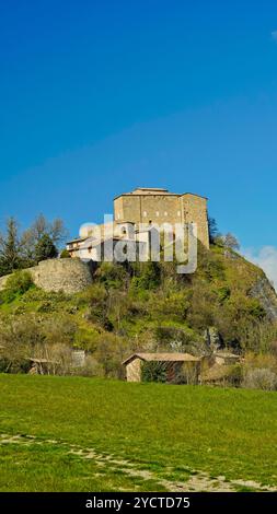 Castle of Canossa, of Matilde di Canossa, province of Reggio Emilia ...
