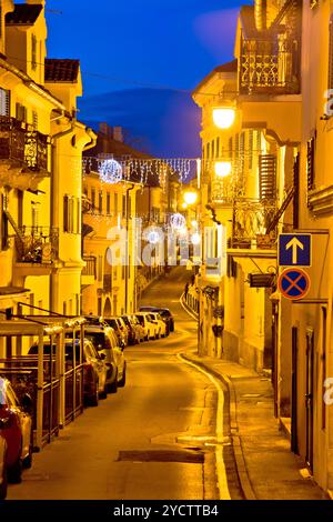 Town of Volosko street view, Opatija riviera of Croatia Stock Photo - Alamy